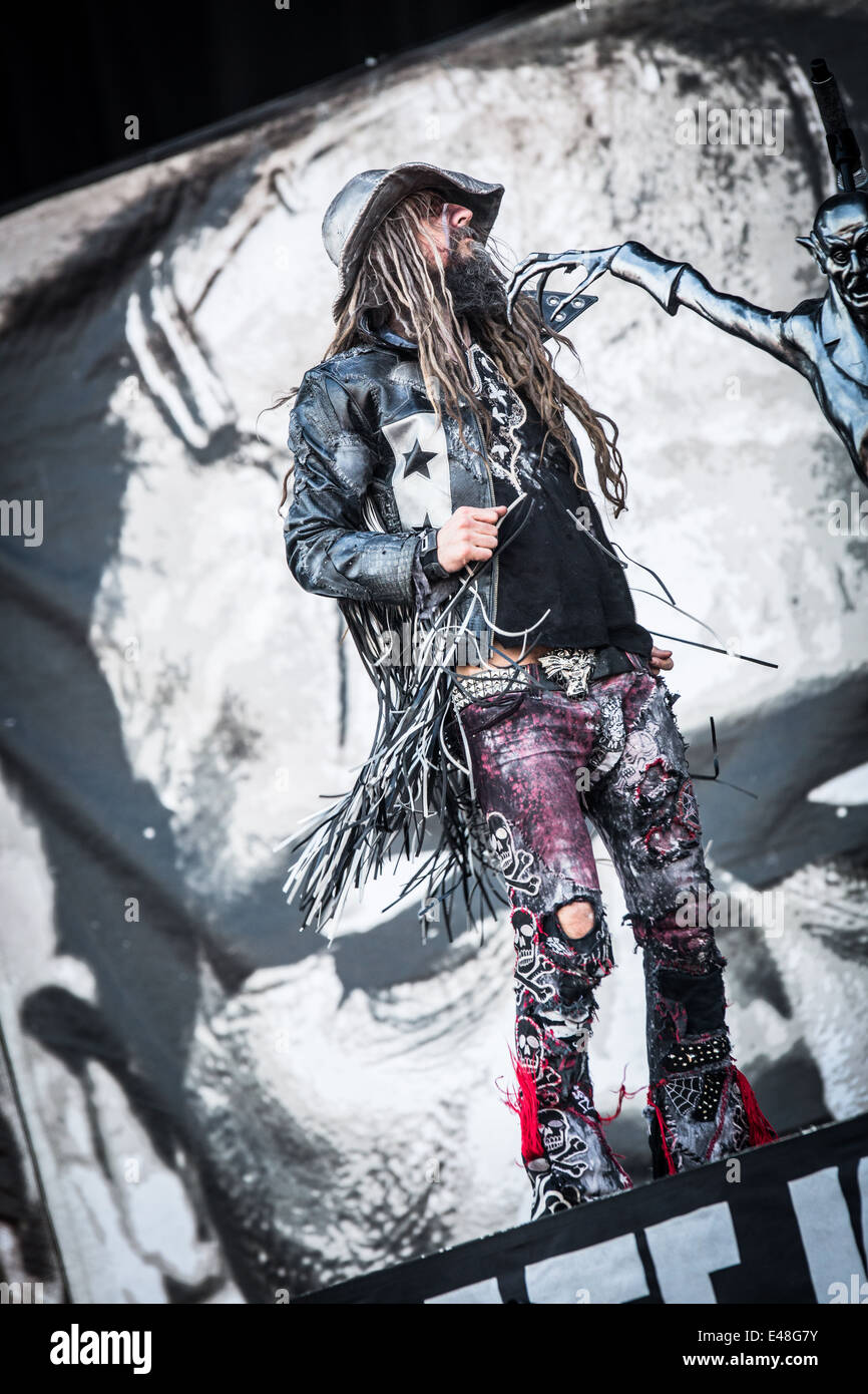 Rob Zombie live at Pinkpop Festival 2014 in Netherlands © Roberto ...
