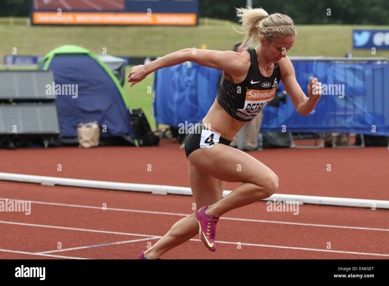Meghan Beesley 400m Hurdles Stock Photo - Alamy