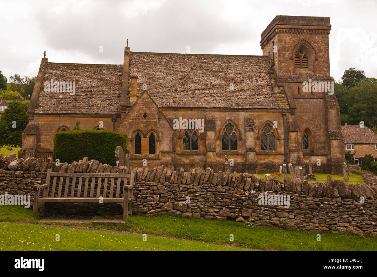 St. Barnabas Church Snowshill Gloucestershire England UK Stock Photo ...