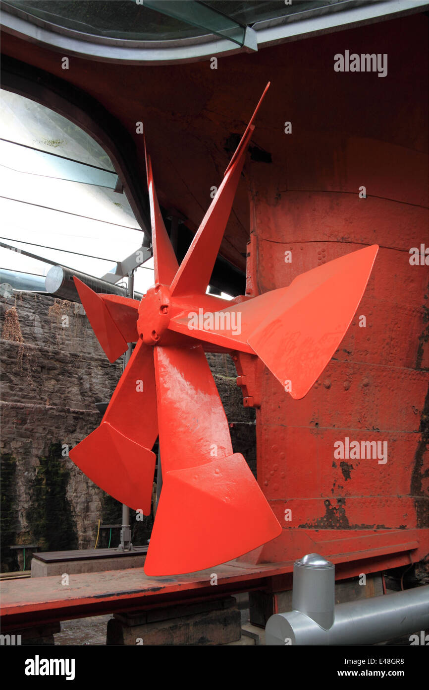 Propeller, SS Great Britain, Bristol Docks, England, Great Britain ...