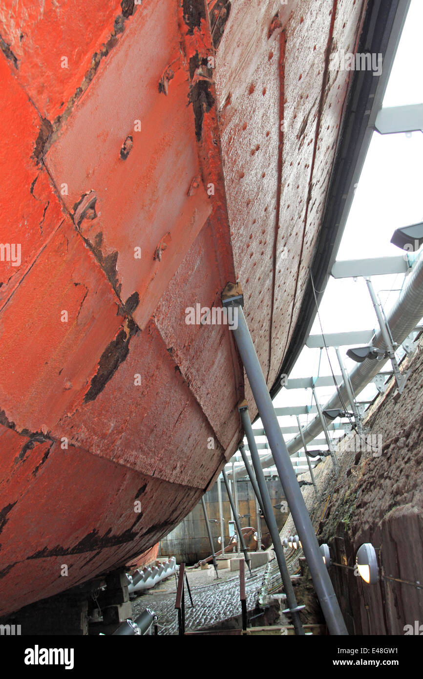 Hull of SS Great Britain, Bristol Docks, England, Great Britain, United ...