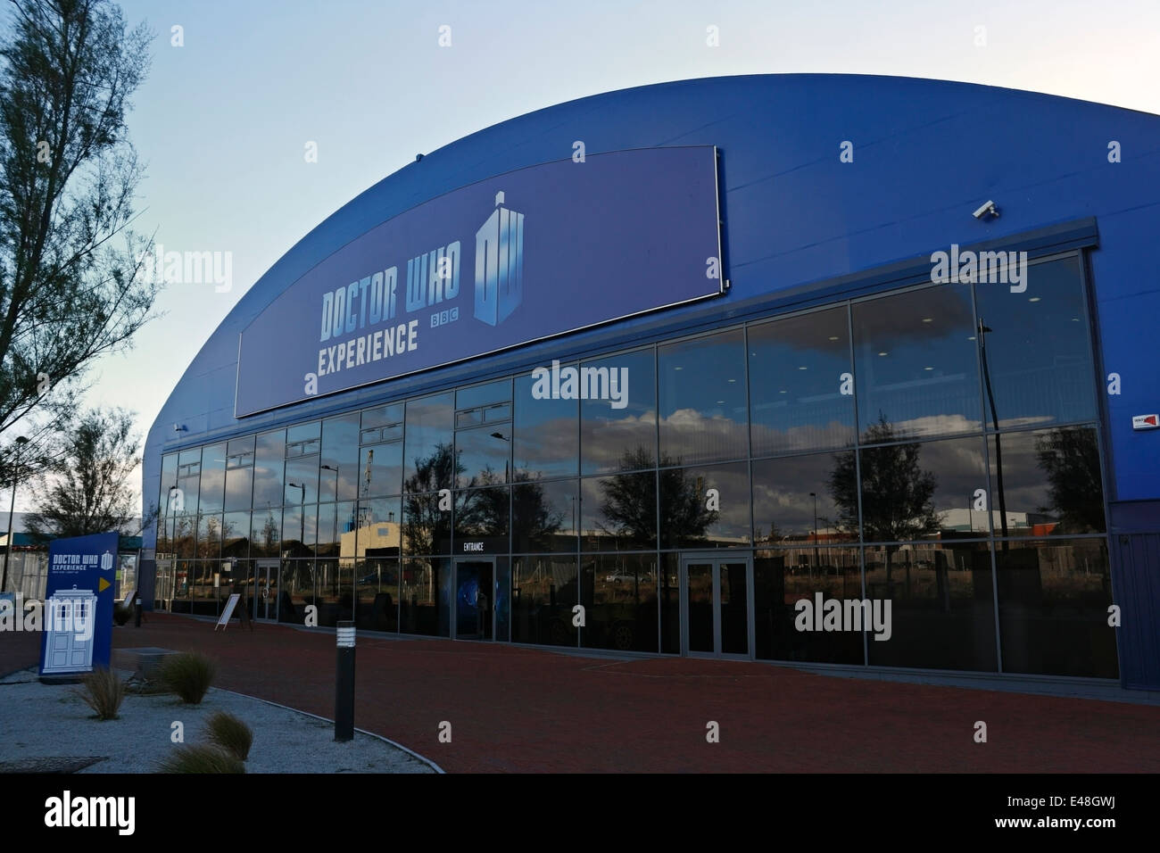 Doctor Who experience tourist attraction in Cardiff Bay Stock Photo - Alamy