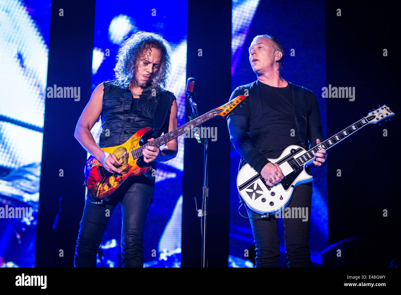 Metallica perform live at Pinkpop Festival 2014 in Netherlands ...