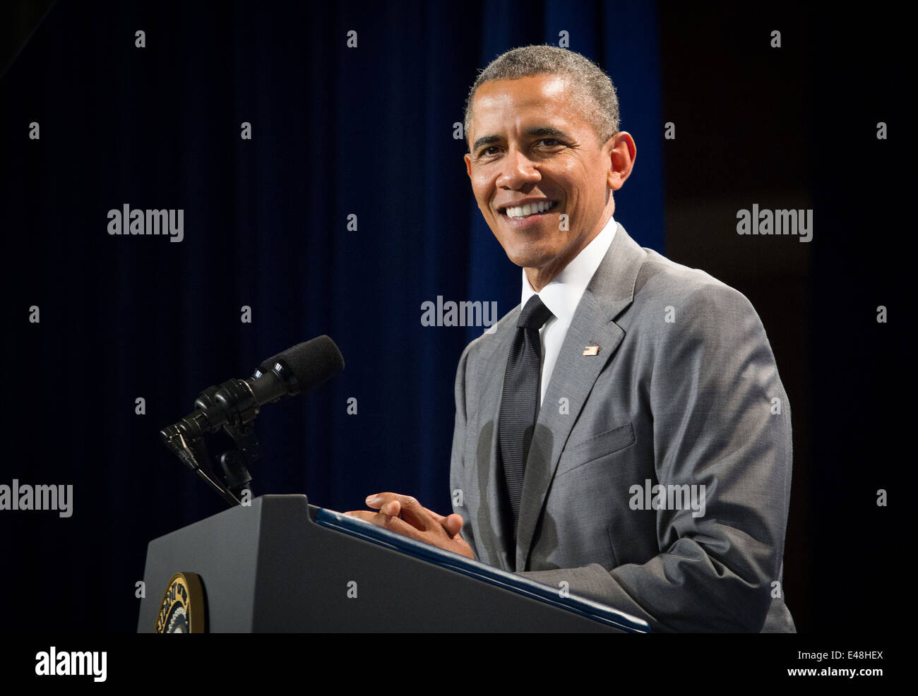 Barack obama portrait hi-res stock photography and images - Alamy