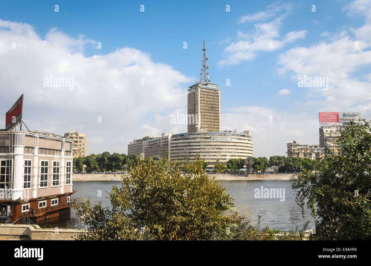 Maspero television building cairo hi-res stock photography and images ...
