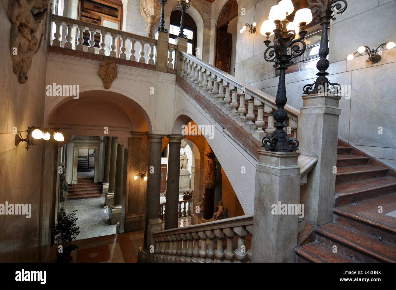 Palazzo Pretorio, Palazzo delle Aquile, City Hall, Palermo, Sicily ...