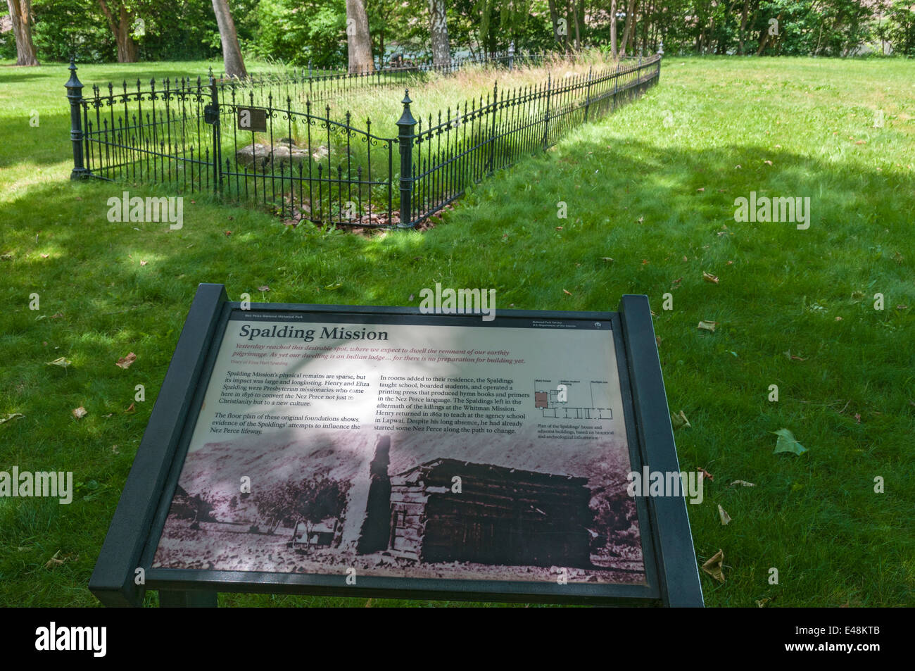 Spalding mission site hi-res stock photography and images - Alamy