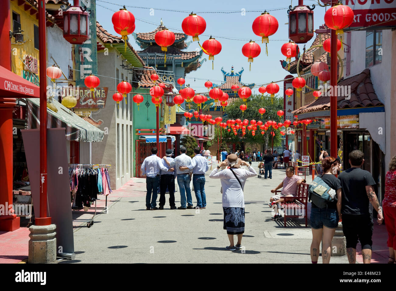 Chinatown in downtown Los Angeles, California Stock Photo - Alamy
