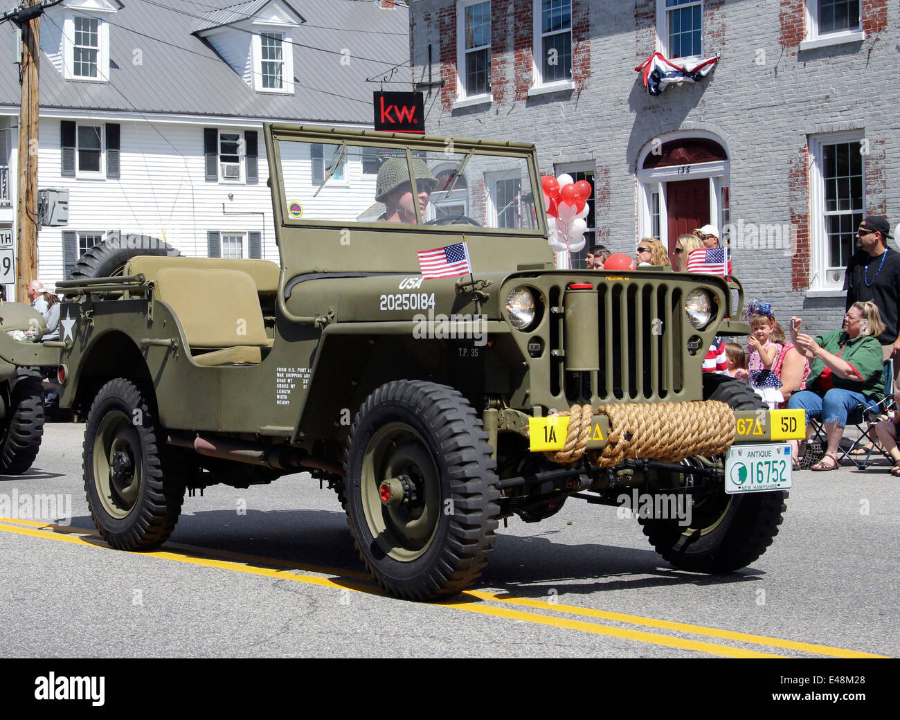 Vintage World War II Jeep Stock Photo - Alamy