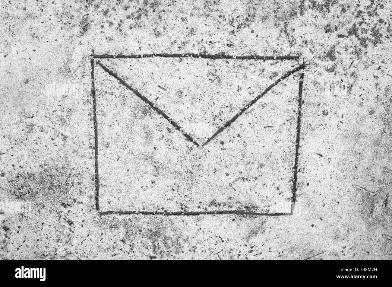 Envelope and letter sketch hi-res stock photography and images - Alamy