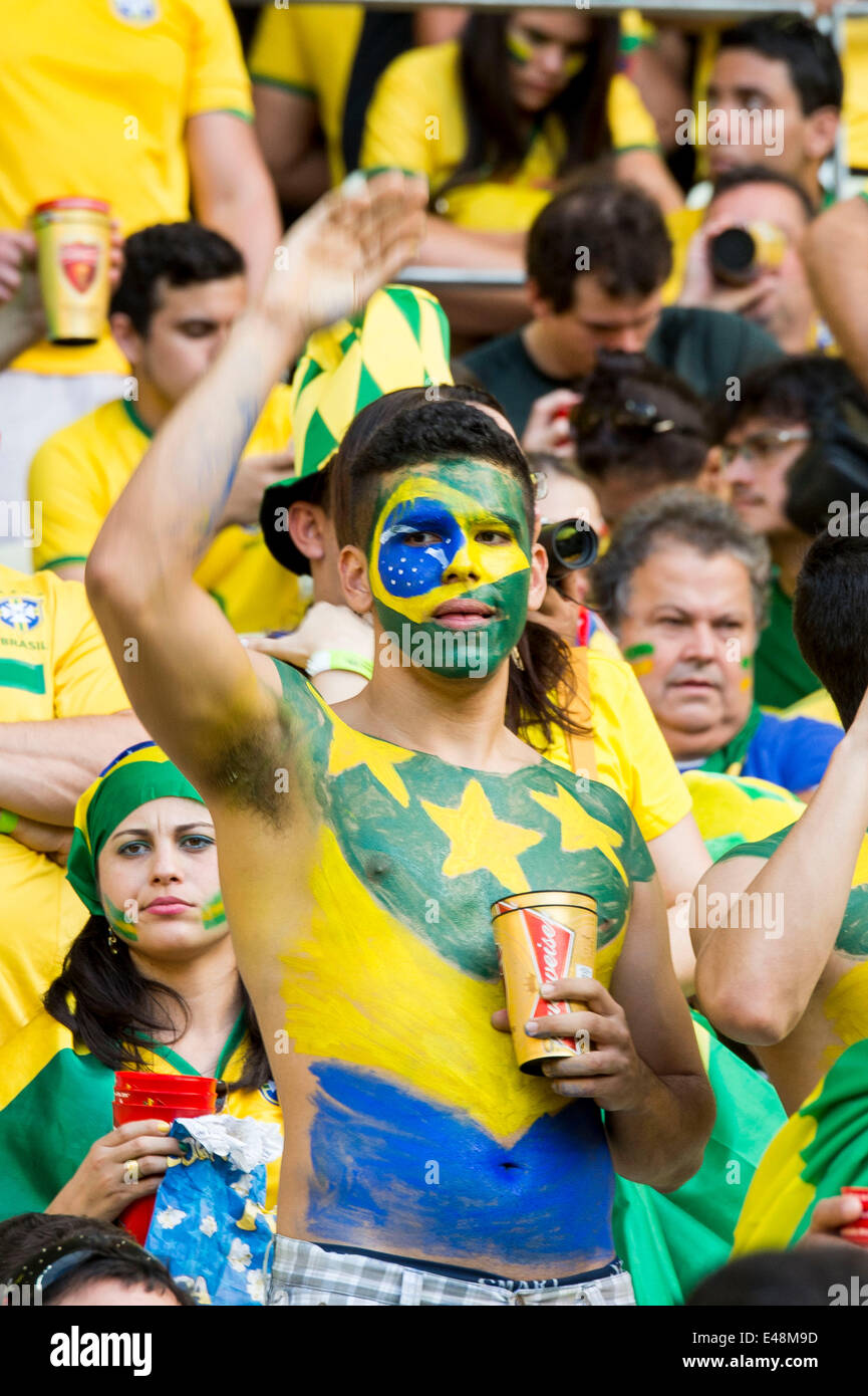 Brazil fans (BRA), JULY 4, 2014 - Football / Soccer : FIFA World Cup ...