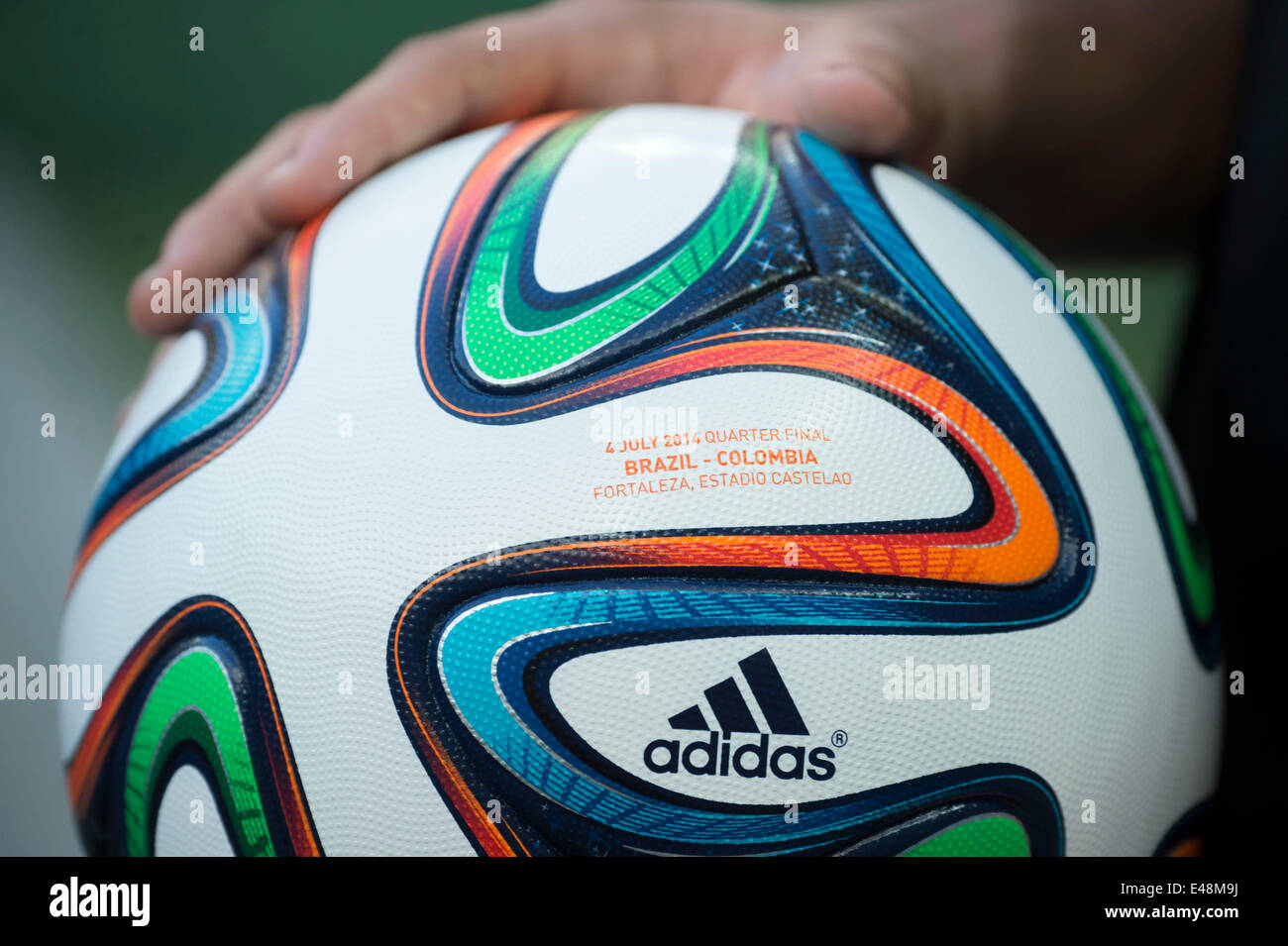 Match ball, JULY 4, 2014 - Football / Soccer : FIFA World Cup Brazil ...