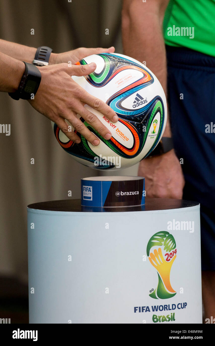 Match ball, JULY 4, 2014 - Football / Soccer : FIFA World Cup Brazil ...