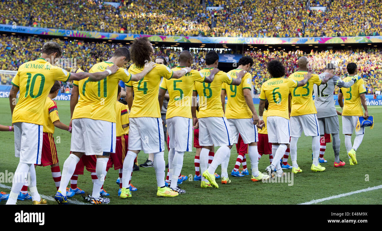 Brazil team group line up bra hi-res stock photography and images - Alamy
