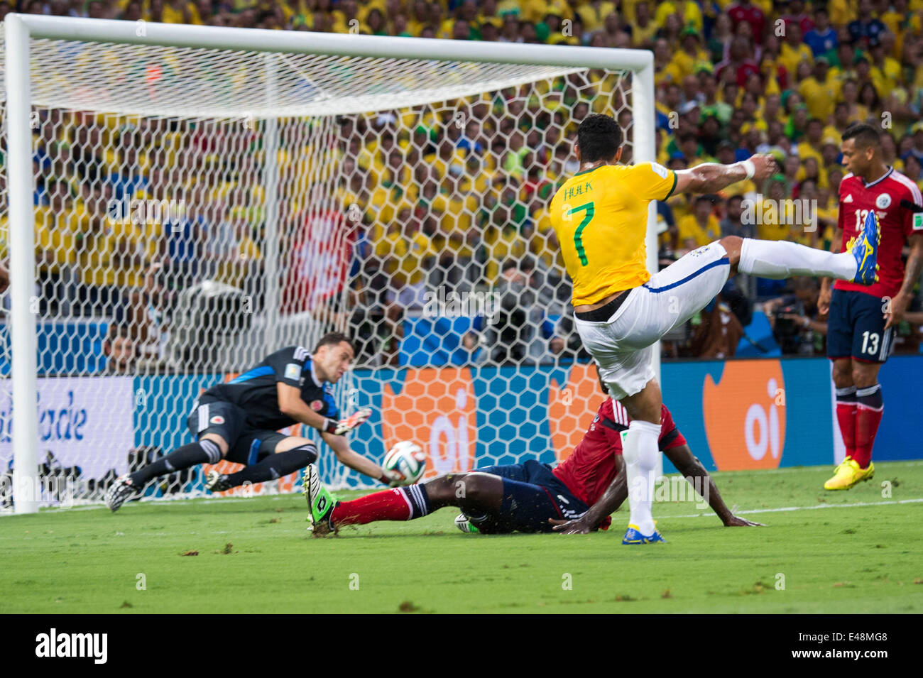 Hulk (BRA), JULY 4, 2014 - Football / Soccer : FIFA World Cup Brazil ...