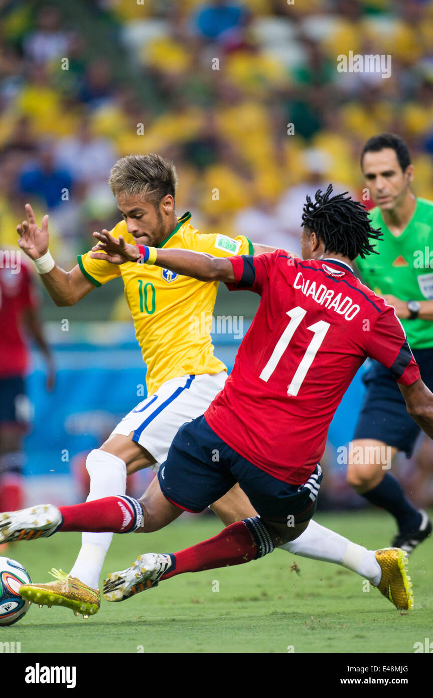 Neymar brazil colombia world cup hi-res stock photography and images - Alamy