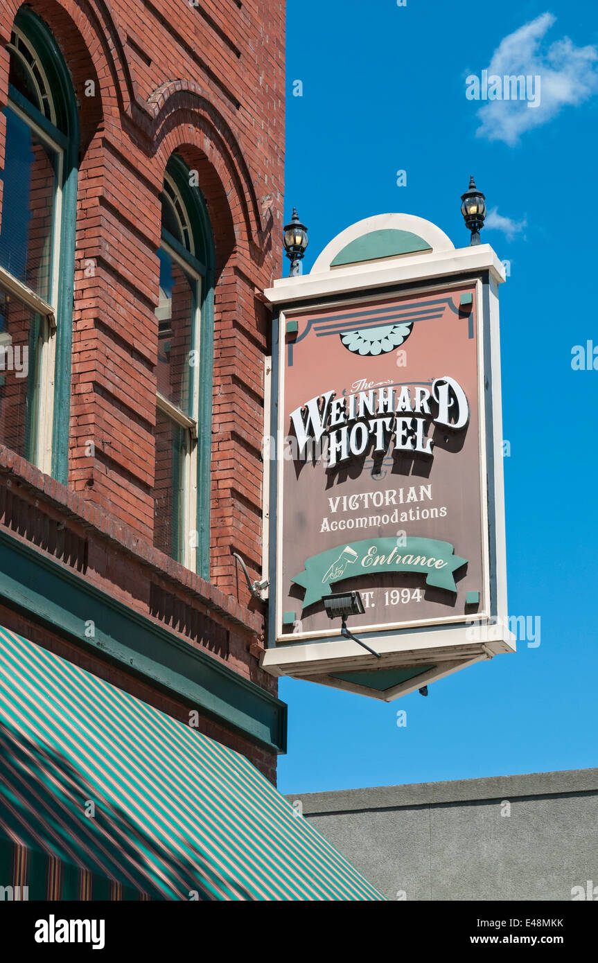 Washington, The Palouse, Dayton, Weinhard Hotel, historic Victorian inn ...