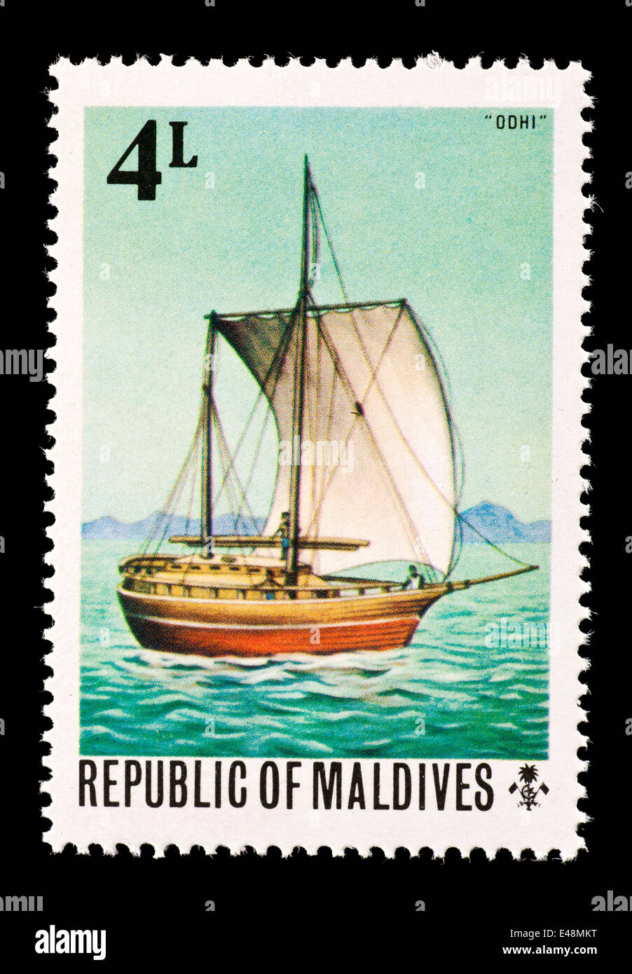 Postage stamp from maldive islands hi-res stock photography and images ...