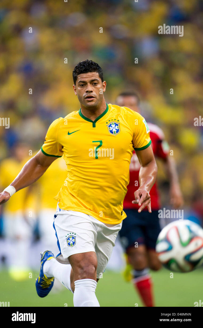 Fortaleza, Brazil. 4th July, 2014. Hulk (BRA) Football/Soccer : FIFA ...
