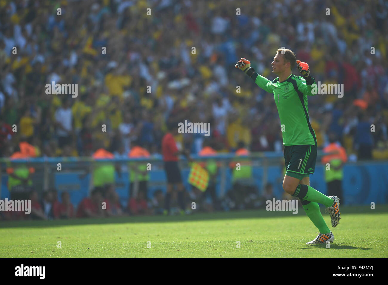Rio de Janeiro, Brazil. 4th July, 2014. Manuel Neuer (GER) Football ...