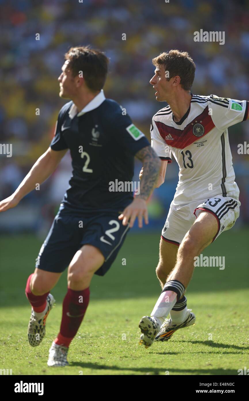 Rio de Janeiro, Brazil. 4th July, 2014. Thomas Muller (GER) Football ...
