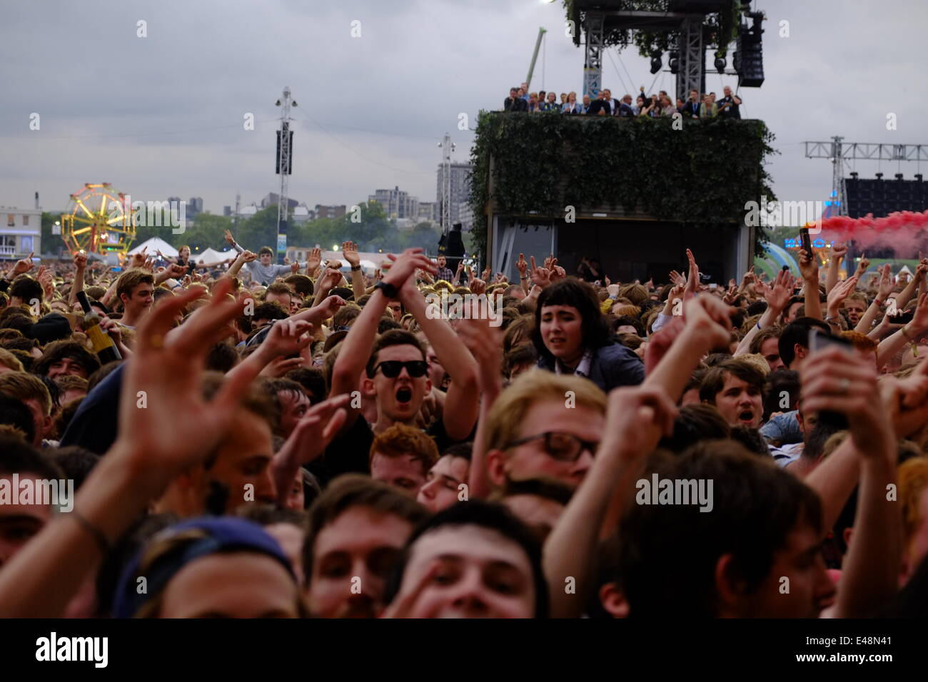 British Summer Time Hyde Park Crowd Stock Photos & British Summer Time ...