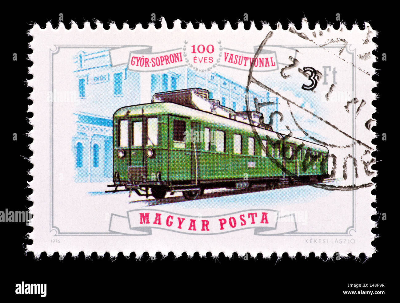 Postage stamp from Hungary depicting Stock Photo - Alamy
