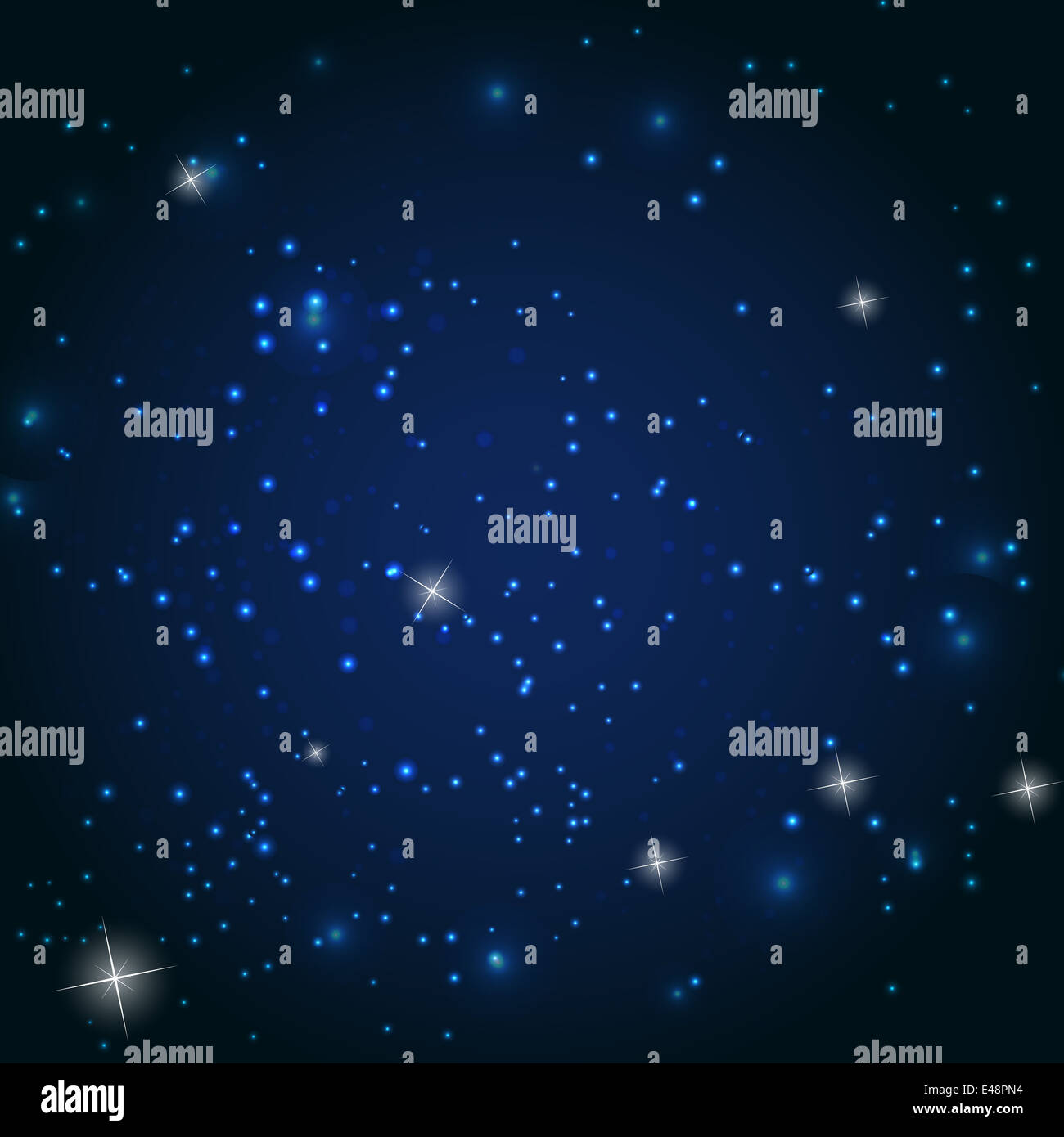 Star Sky Vector Illustration Background Stock Photo - Alamy