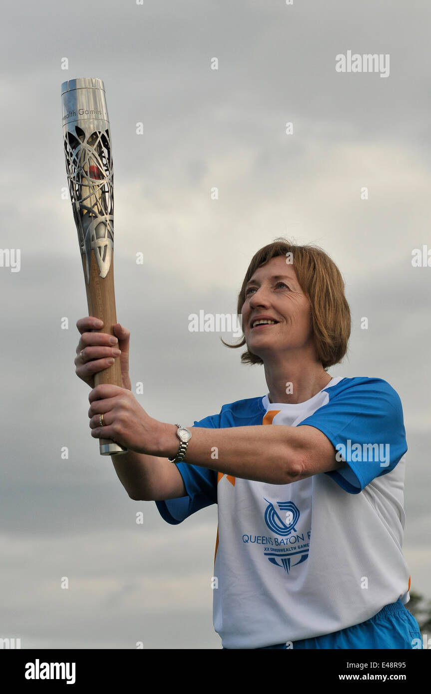 Queens baton relay day hi-res stock photography and images - Alamy