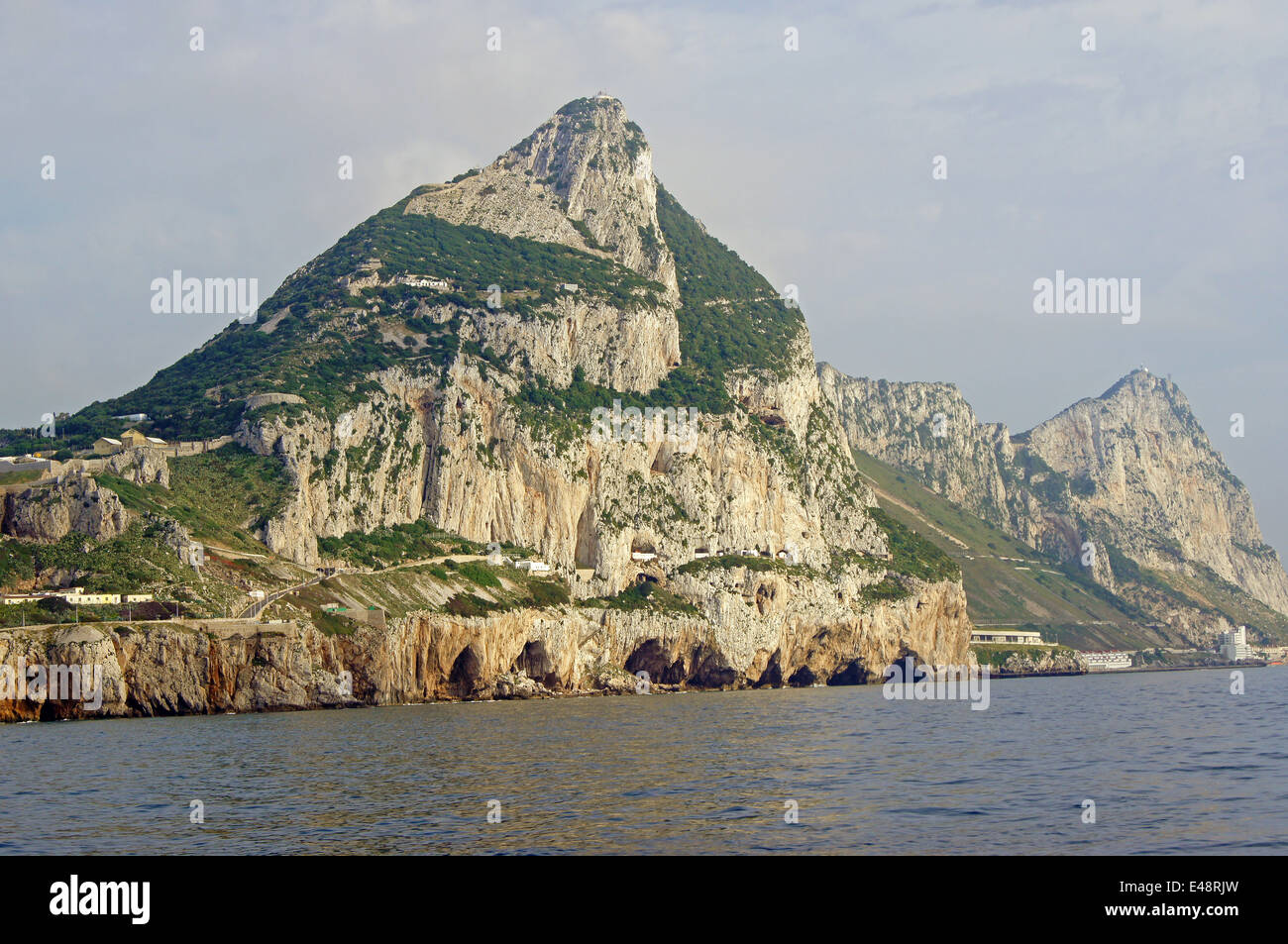 The cliffs of Gibraltar Stock Photo - Alamy