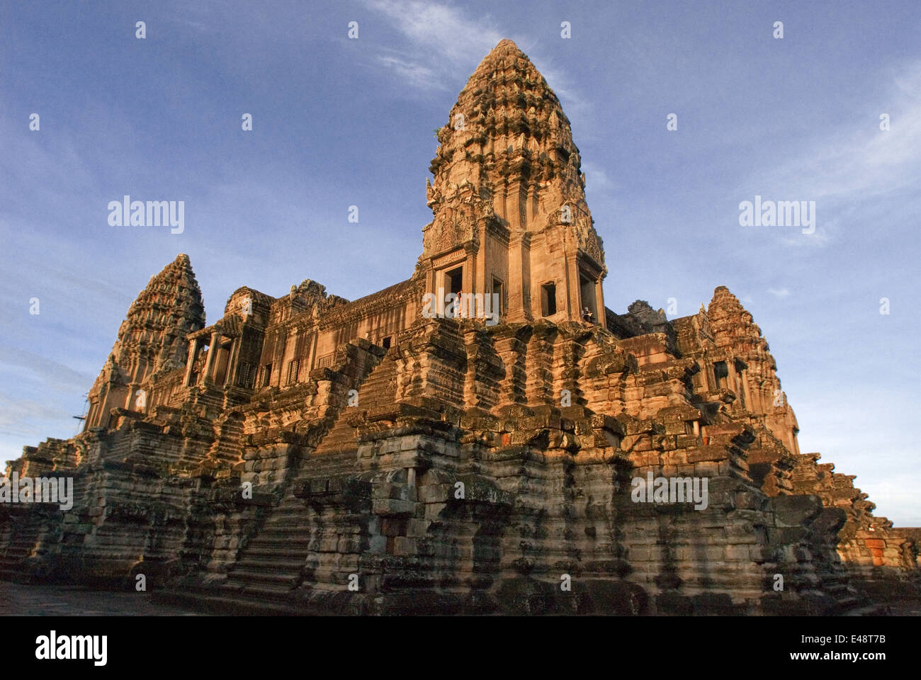 Rear of Angkor Wat. Angkor in Cambodia. The temples of Angkor, built by ...