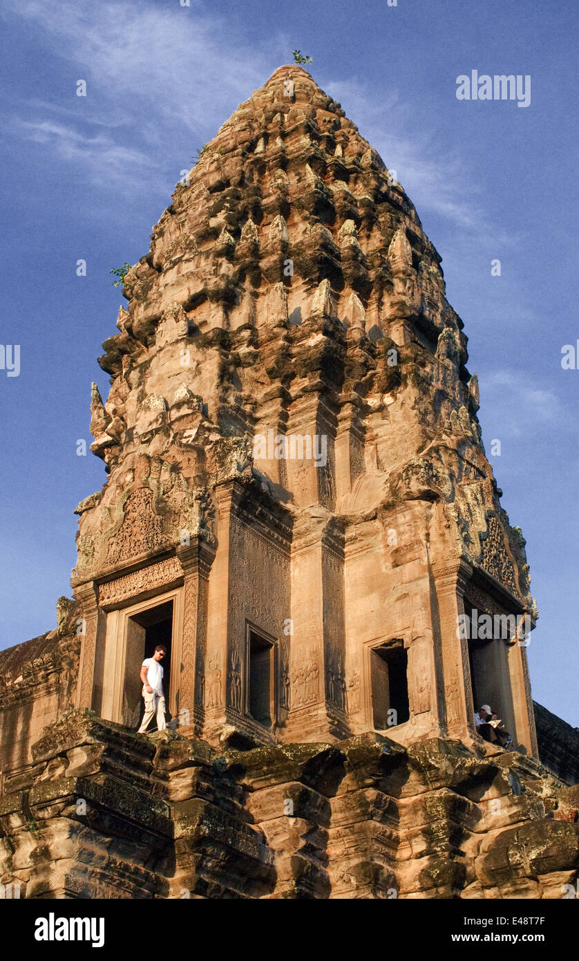 Rear of Angkor Wat. Angkor in Cambodia. The temples of Angkor, built by ...