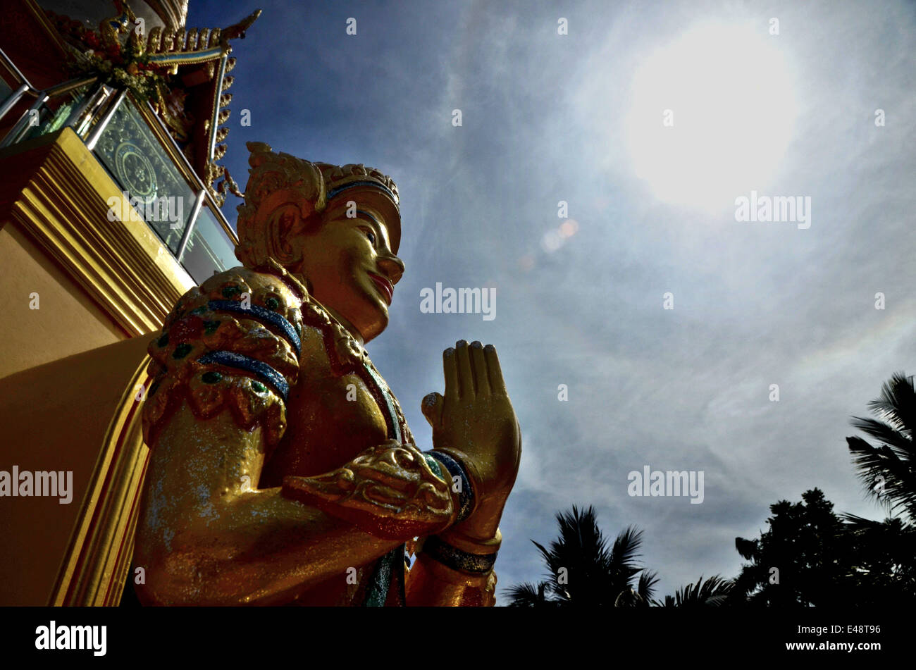 Statue Thai Buddhist Chetawan Temple, Petaling Jaya, Malaysia Stock ...