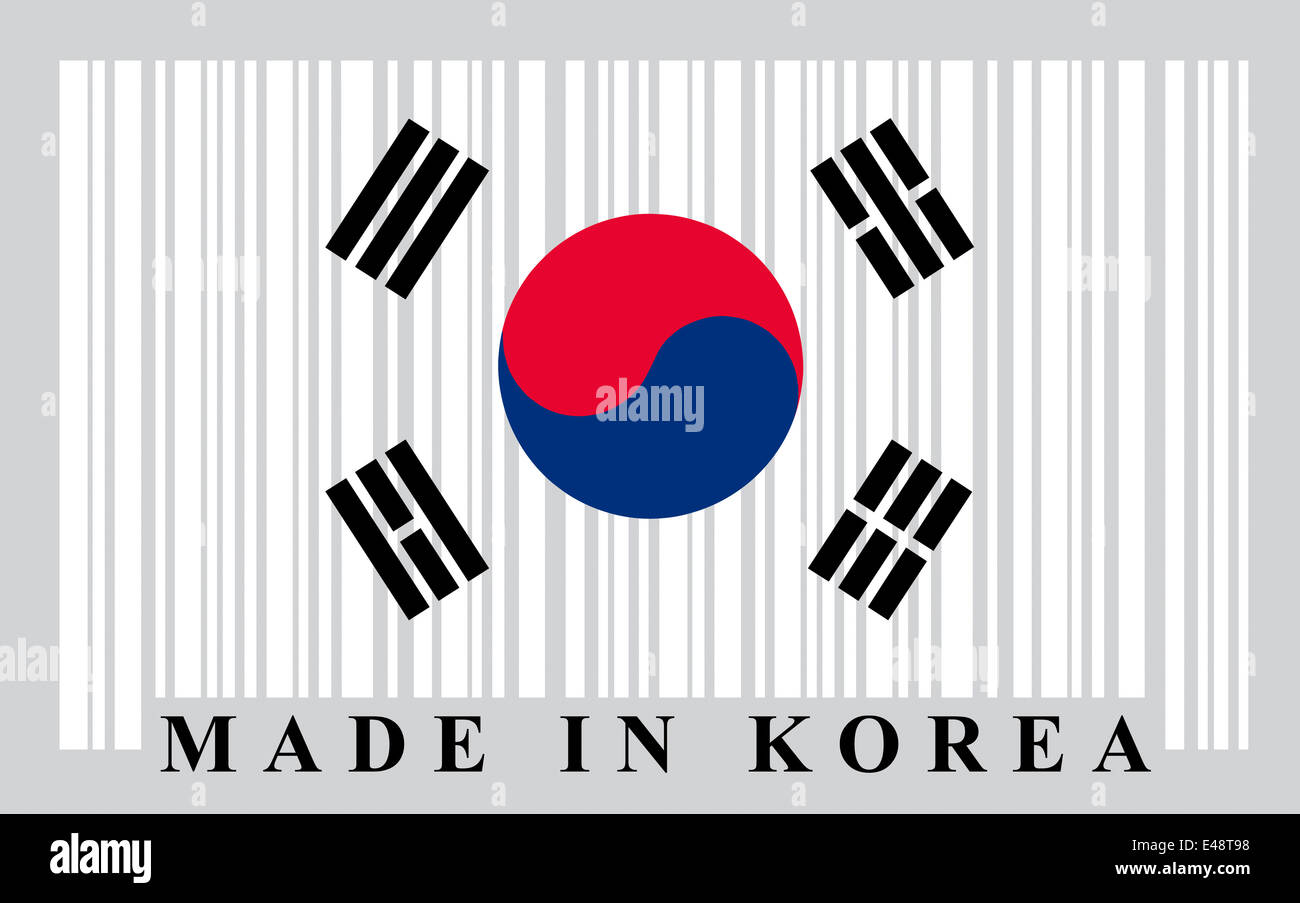 Republic korea barcode hi-res stock photography and images - Alamy