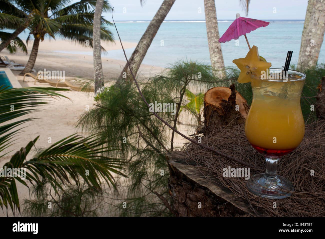 Rarotonga Island. Cook Island. Polynesia. South Pacific Ocean. A ...