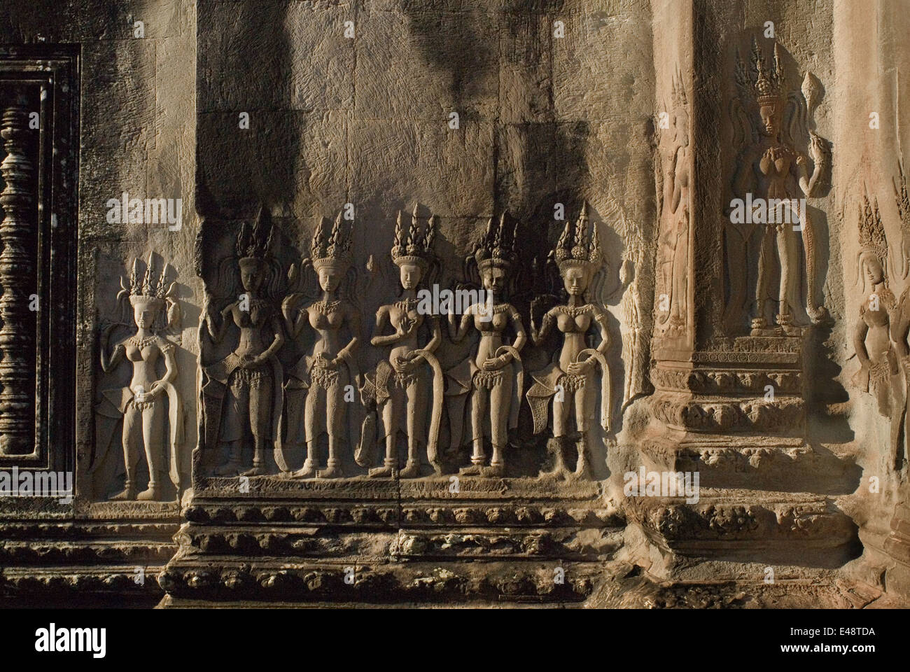 Rear of Angkor Wat. Angkor in Cambodia. The temples of Angkor, built by ...