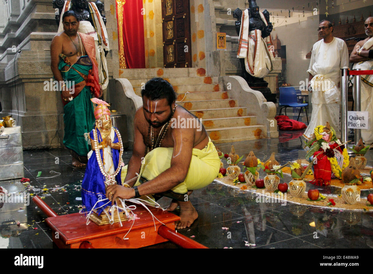 Purification of Dasavathara Hindu Temple of Shri Venkateswara (Balaji ...