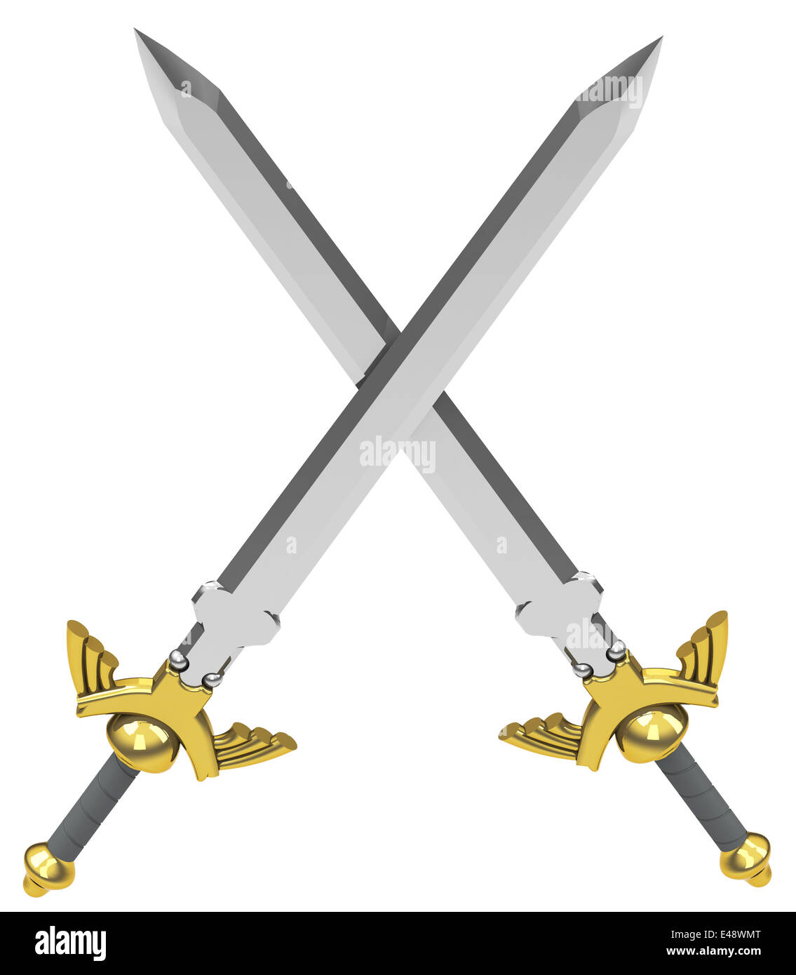 the crossed swords Stock Photo - Alamy