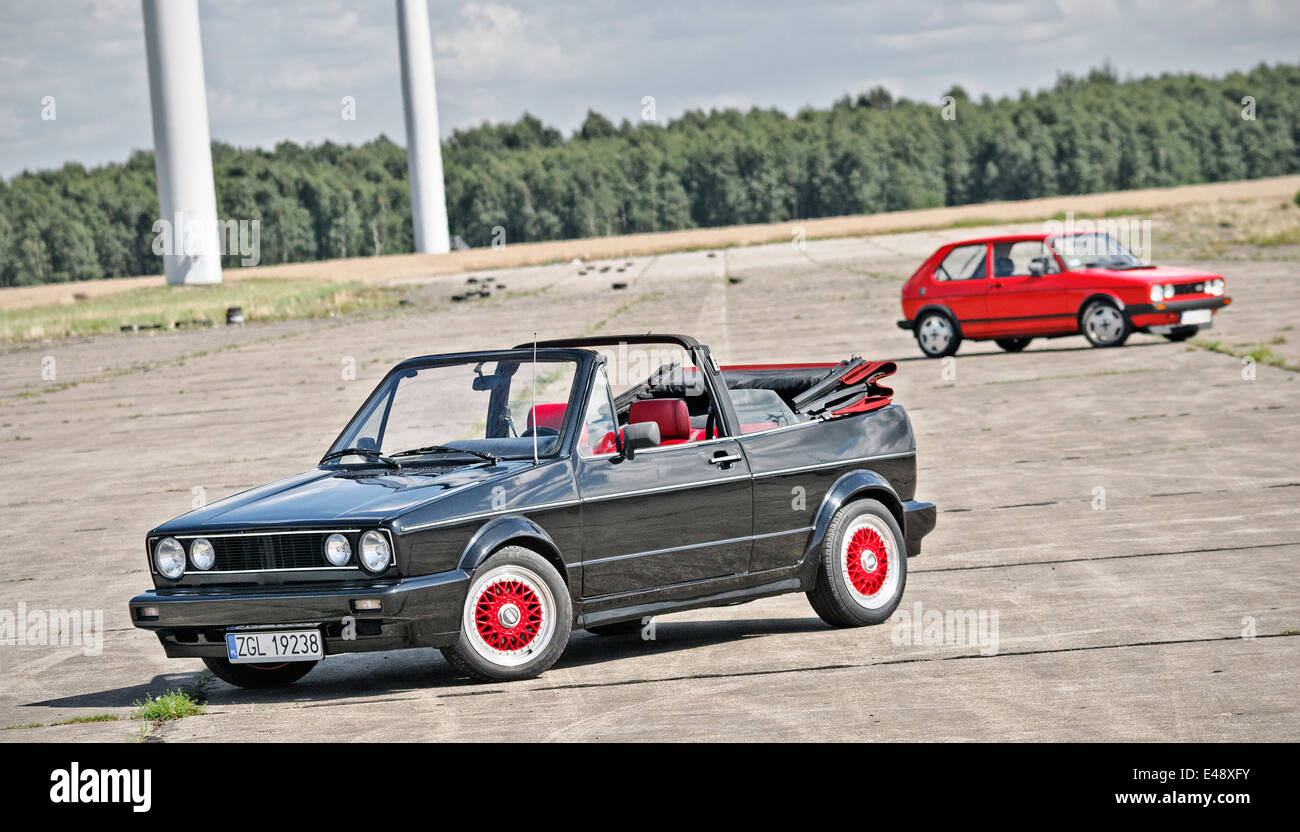 Two vw golf gti Stock Photo - Alamy
