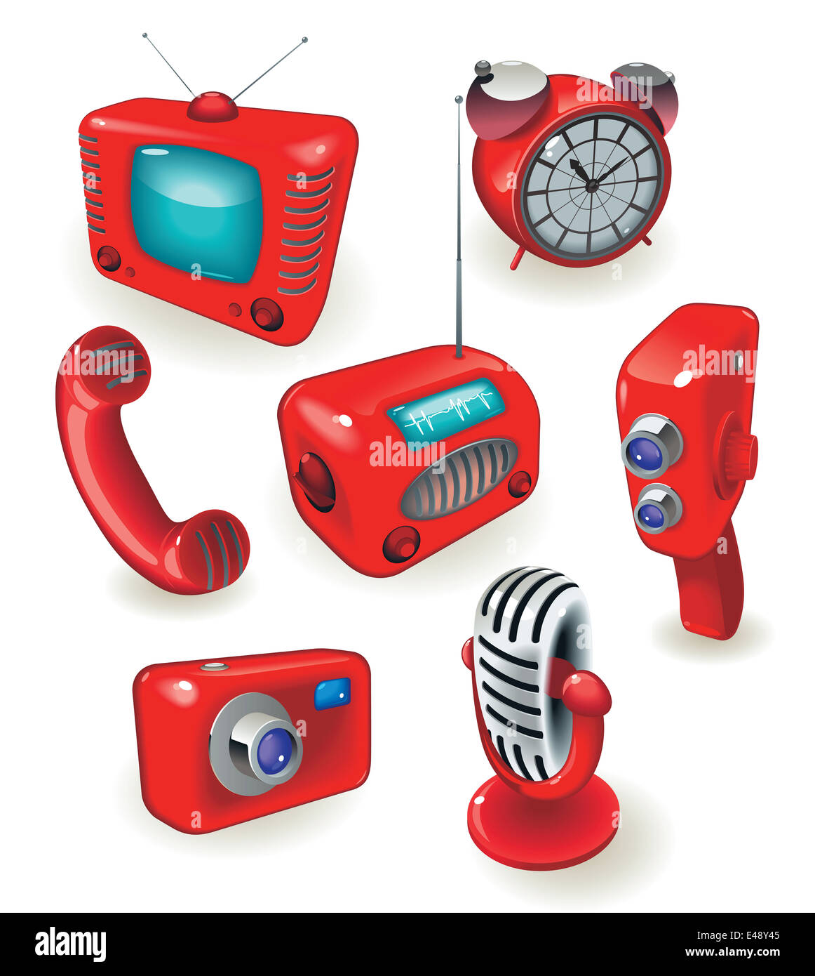 Retro devices hi-res stock photography and images - Alamy