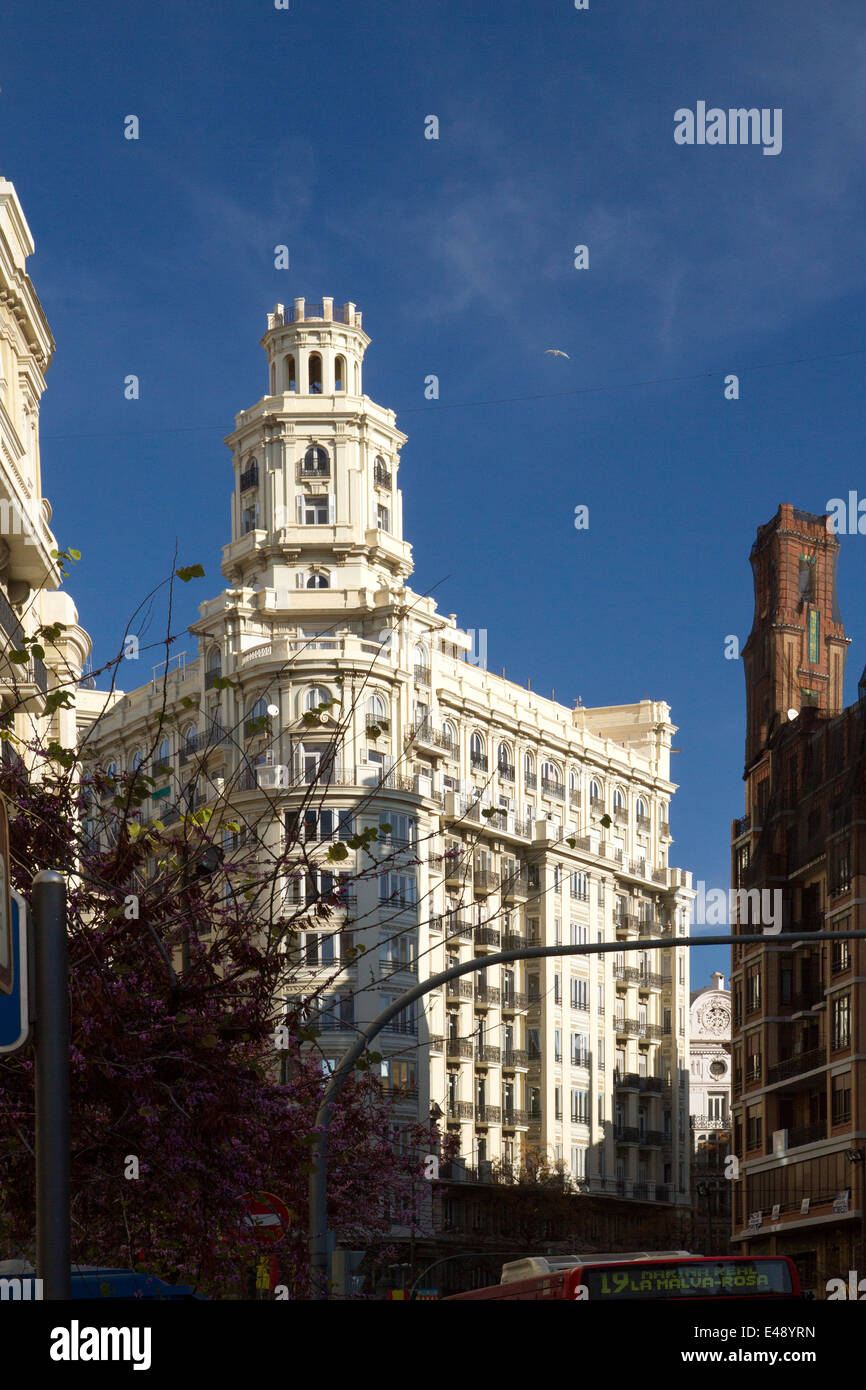 Valencia Spain urban architecture Stock Photo - Alamy