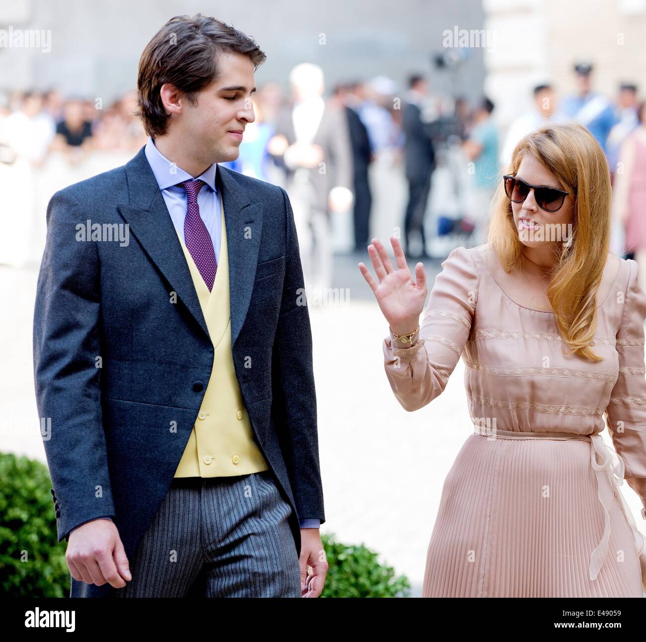 Princess beatrice arrives in hi-res stock photography and images - Alamy