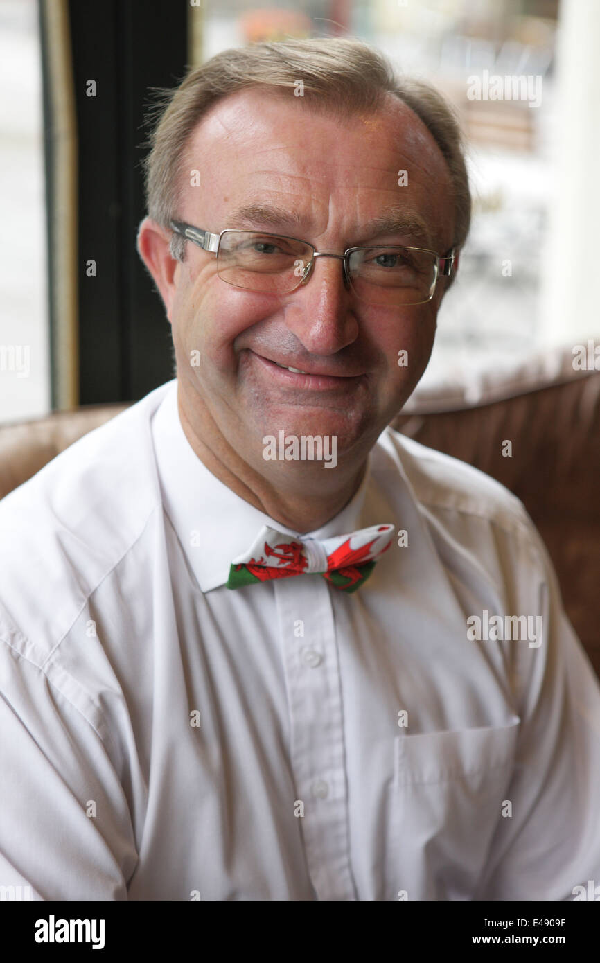 Chepstow, Wales, local businessman Rob Barley takes delivery of his new ...