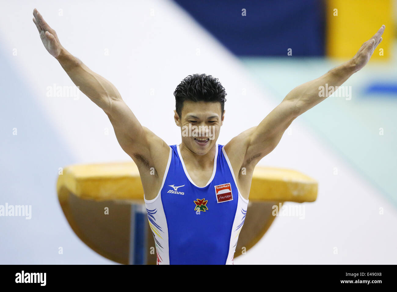 Chiba Port Arena, Chiba, Japan. 5th July, 2014. Yusuke Saito, JULY 5, 2014 - Artistic Gymnastics ...