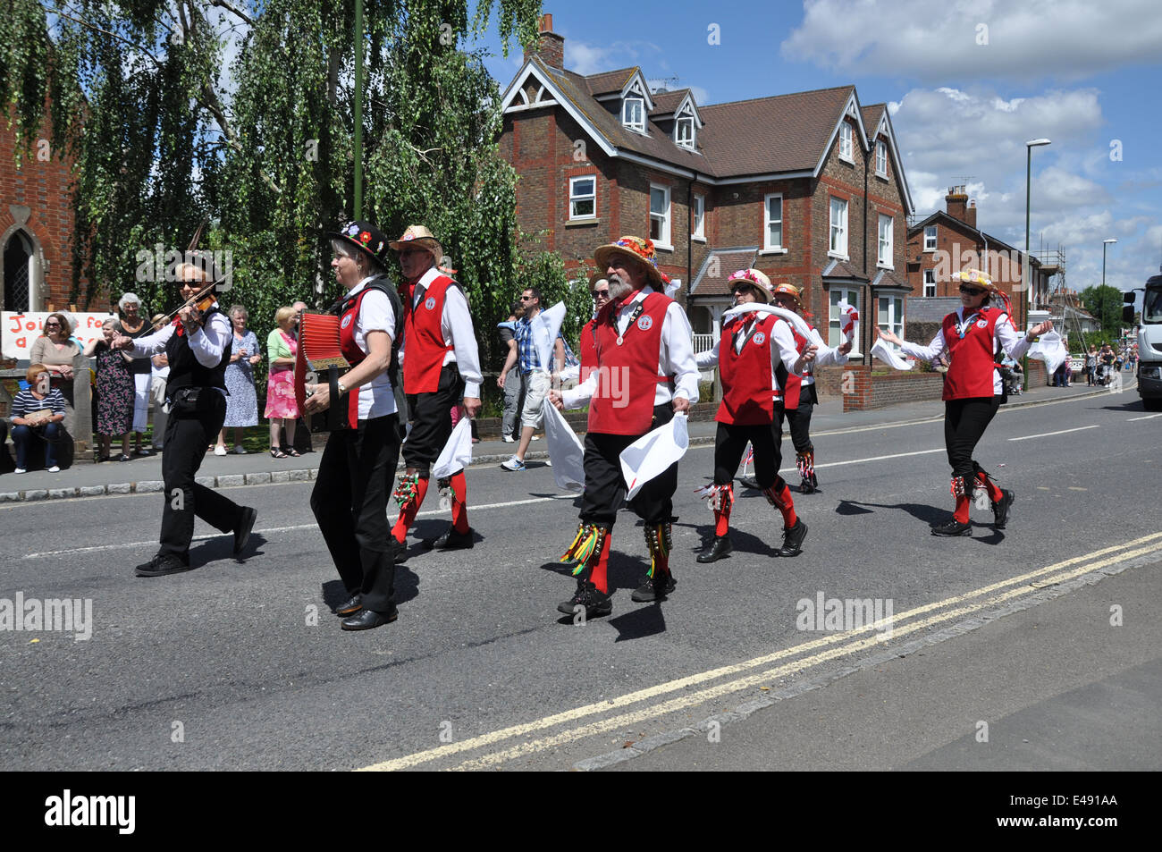 Summer parade and fair in Billingshurst, West Sussex Stock Photo - Alamy