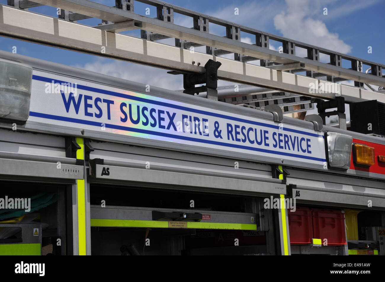 Fire rescue sign on truck hi-res stock photography and images - Alamy