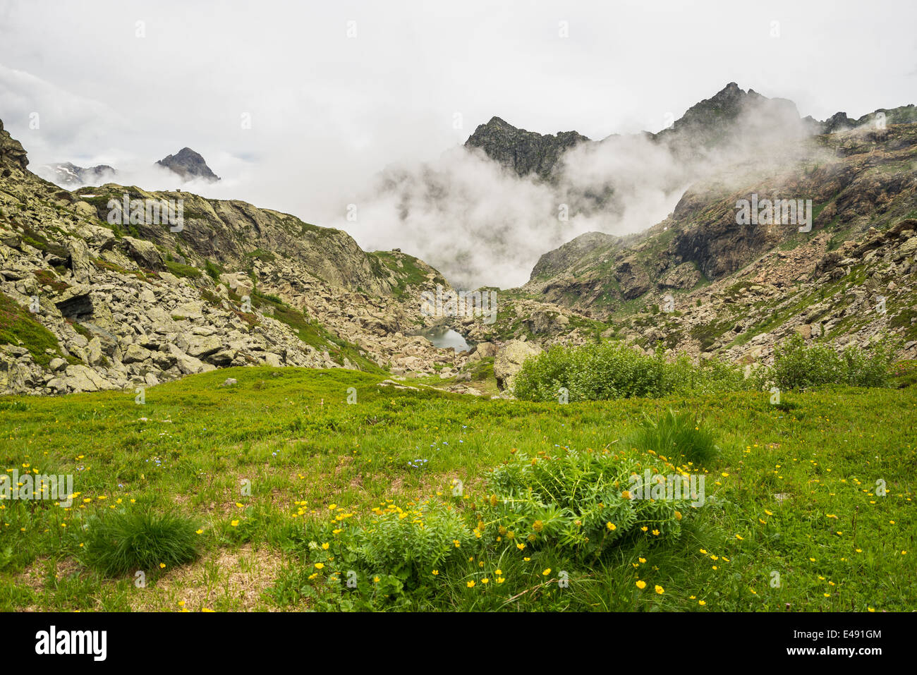 Pond on high altitude hi-res stock photography and images - Alamy