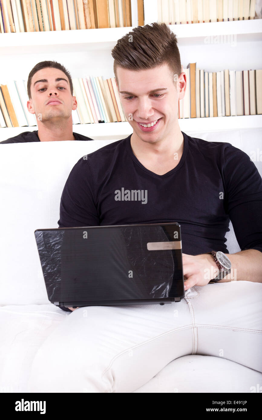 Trying to get out screen hi-res stock photography and images - Alamy