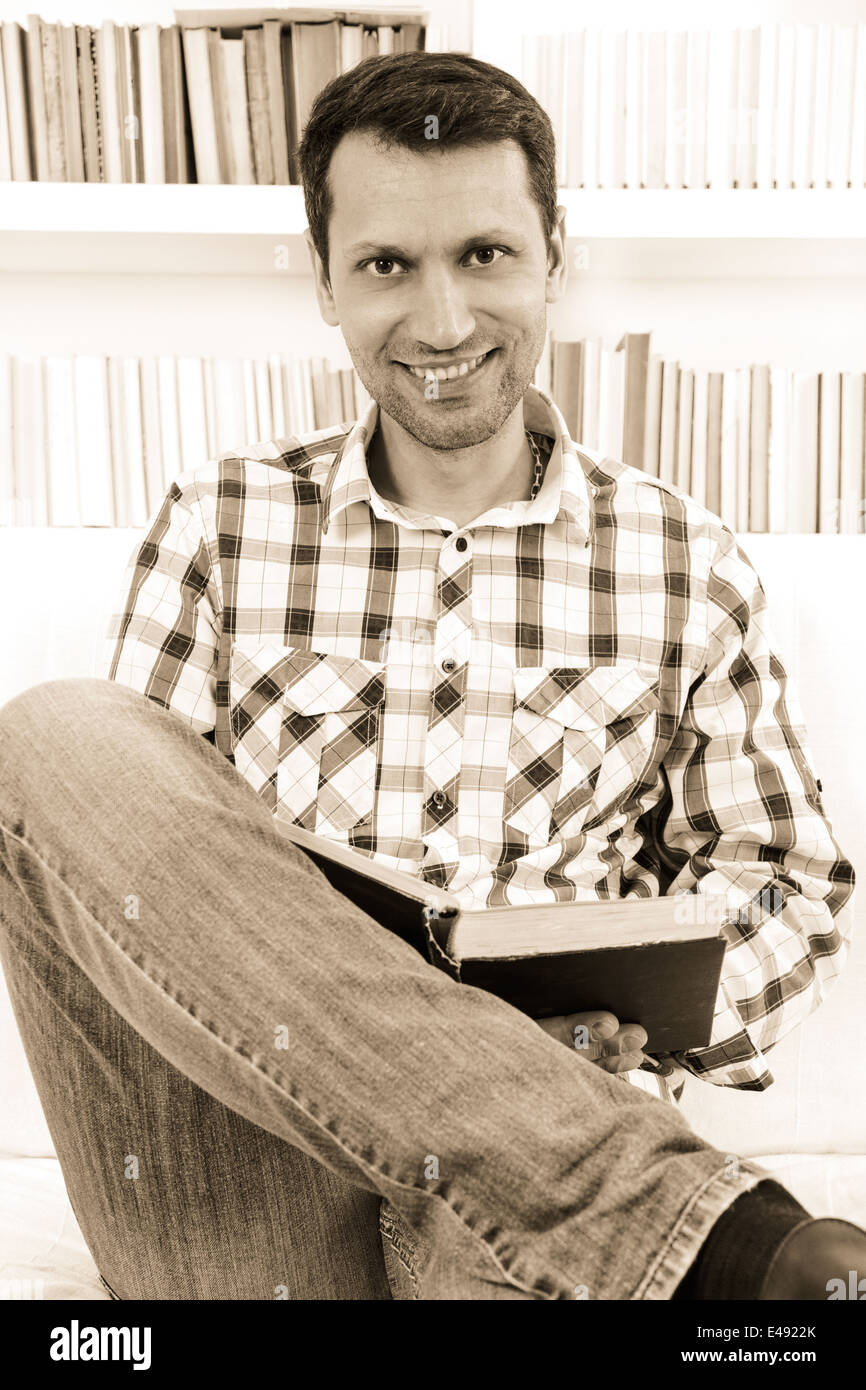 Man studying in room hi-res stock photography and images - Alamy