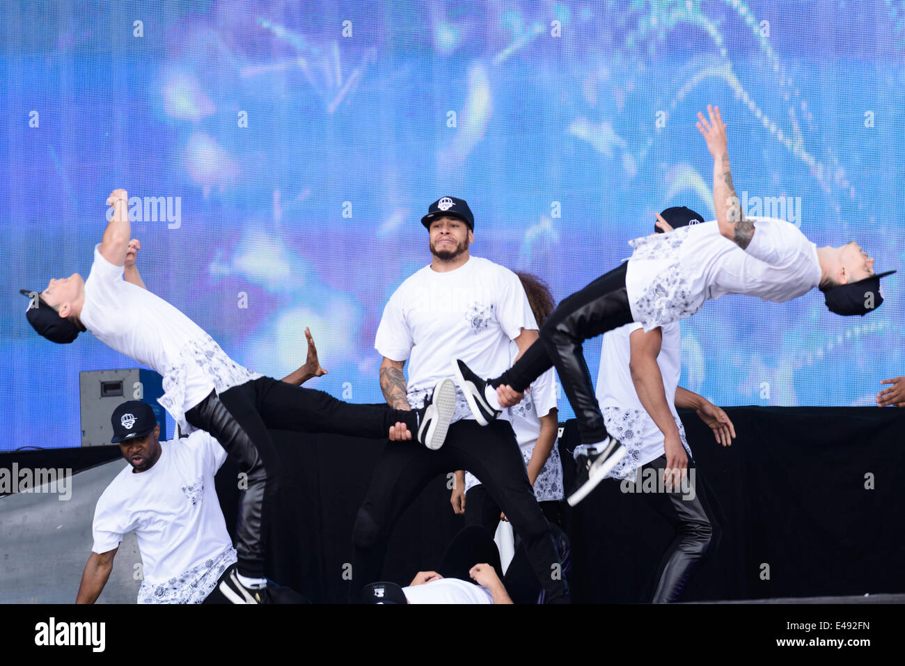 London, UK, 06/07/2014 : Diversity play British Summertime Hyde Park ...